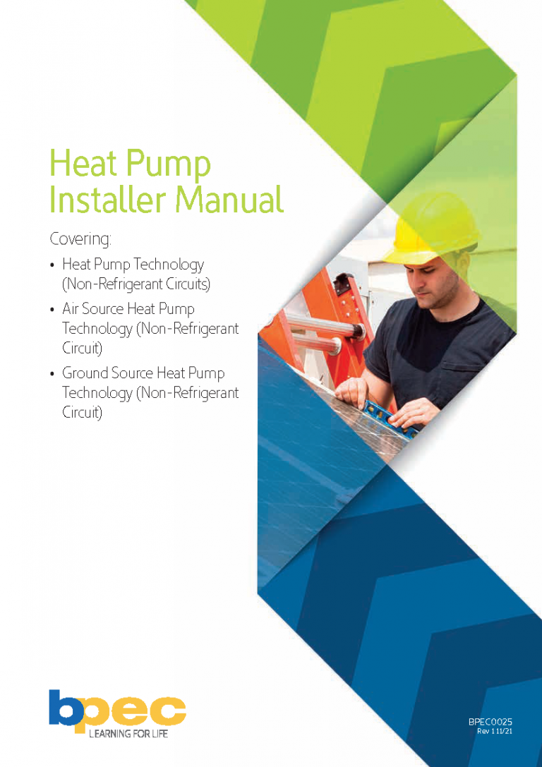 Heat Pump Installer Manual | Learning for Life | BPEC